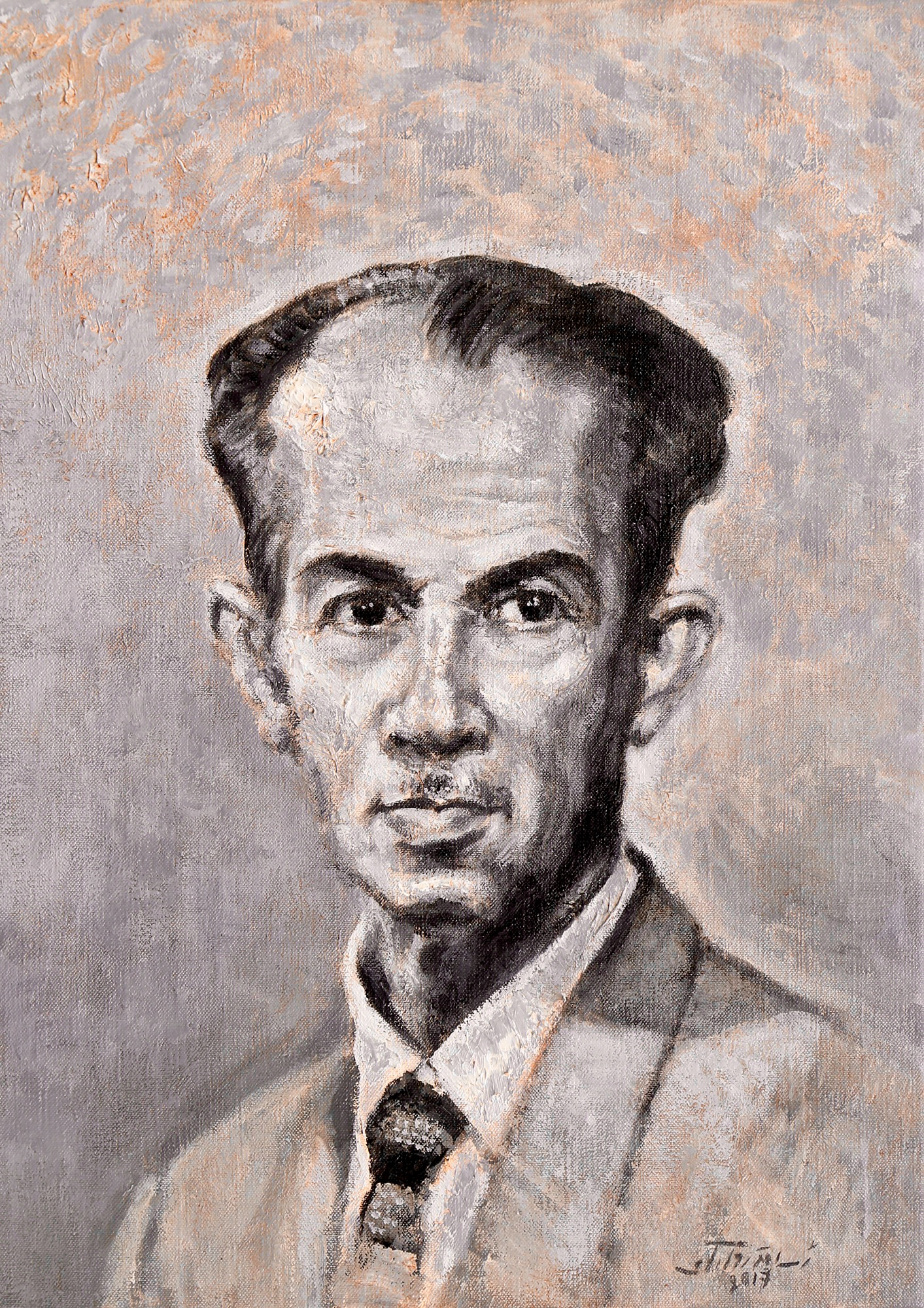 Oussama Baalbaki – Portrait of Moustafa Faroukh (2017) – Artworks – WAC